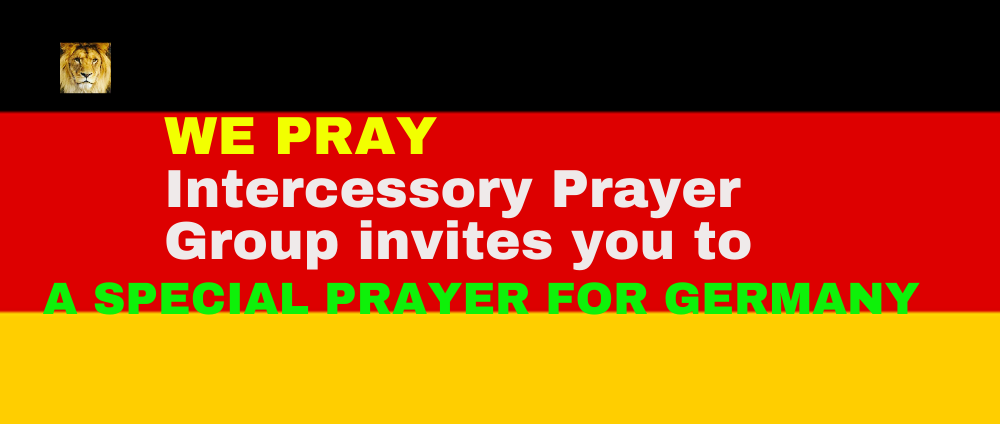 SPECIAL PRAYERS FOR GERMANY – Wisdom Media